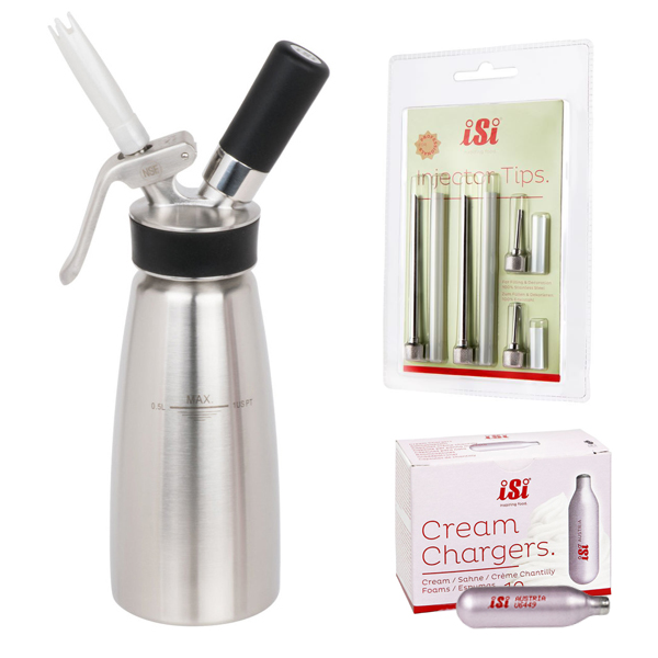 Chef's Choice Combo - iSi Profi Whip Plus - 20 iSi Cream Chargers - iSi ...